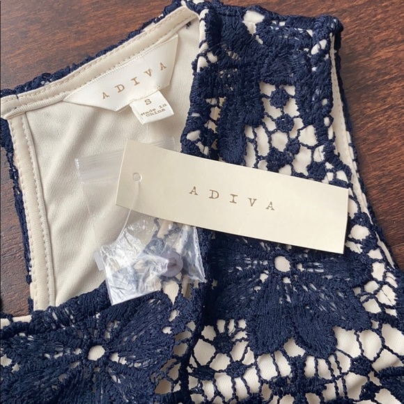 Adiva | Tops | Adiva Floral Overlay Lace Babydoll Top | Poshmark